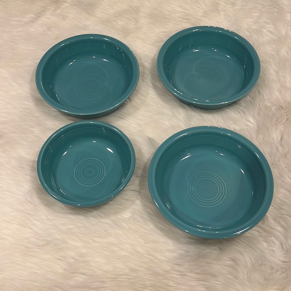 Fiesta | Dining | Vintage Genuine Fiesta Fiestaware Hlc Turquoise Blue ...